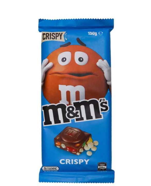 M&M's Crispy – Crunchy Chocolate Bar (150g) | Daraz.pk