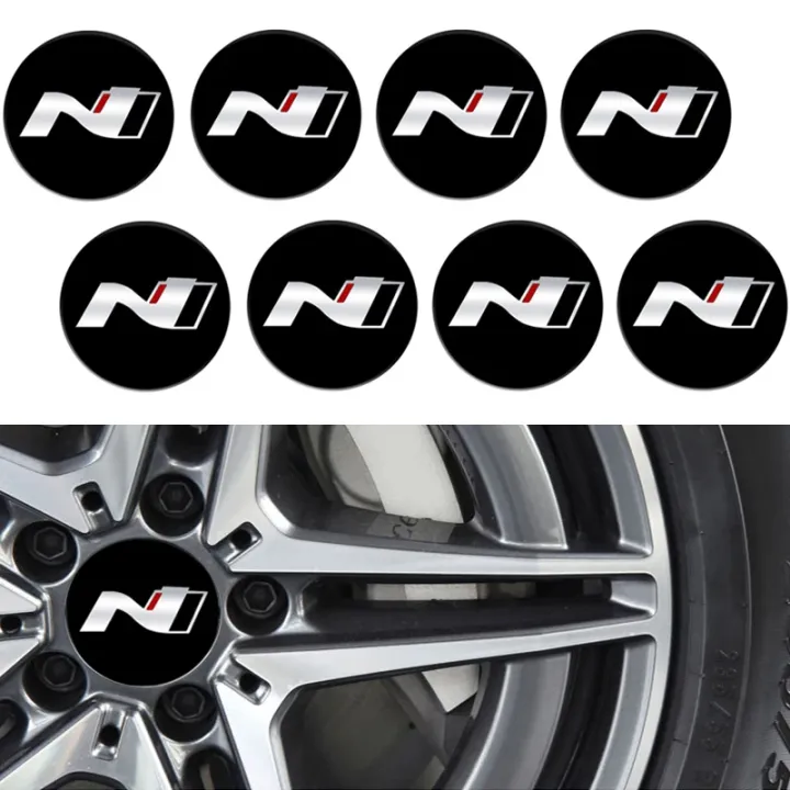 4pcs/set 56mm N N line Car Wheel Center Stickers Hub Cap Decal for ...