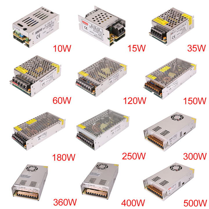 Switching Power Supply 5v 12v 24v 36v 48v 2A 5A 10A 15A 20A 30A15w-500w AC To 110/220v DC ...