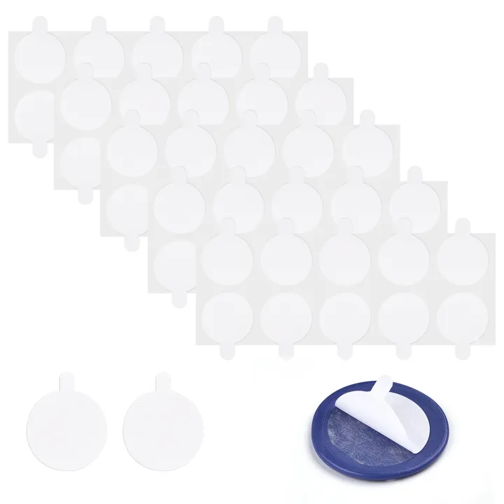 50pcs Wax Seal Stamp Double-Sided Adhesive Sticker Round Discs Stamp ...