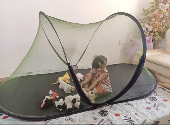 Mosquito Net Machar Dani 7 ft Premium Quality For Single Bed, Foldabel ...