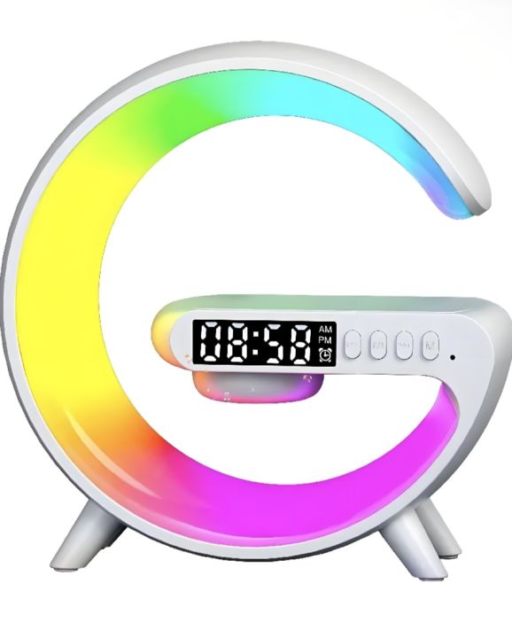 Mini Desk Lamp G Shaped- RGB Desk Lamp G Shaped Rechargeable Lamp Watch ...