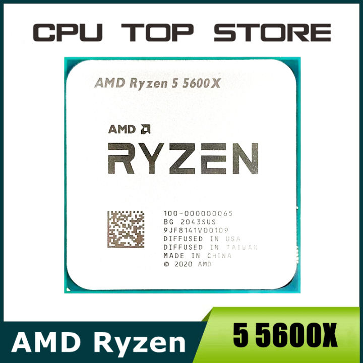 AMD Ryzen 5 5600X R5 5600X 3.7GHz Six-Core Twelve-Thread CPU Processor ...