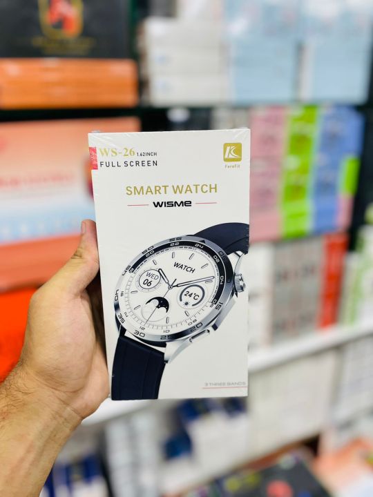 ws-26 circle shape/round shape smart watch | Daraz.pk