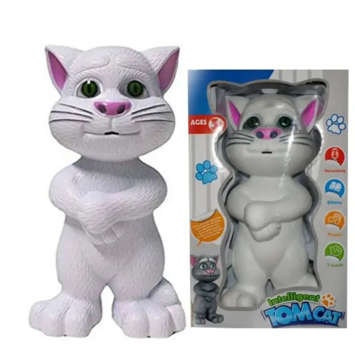 Talking Tom AI Touch Toy - Intelligent Sound Recording Cat Toys - Touch ...