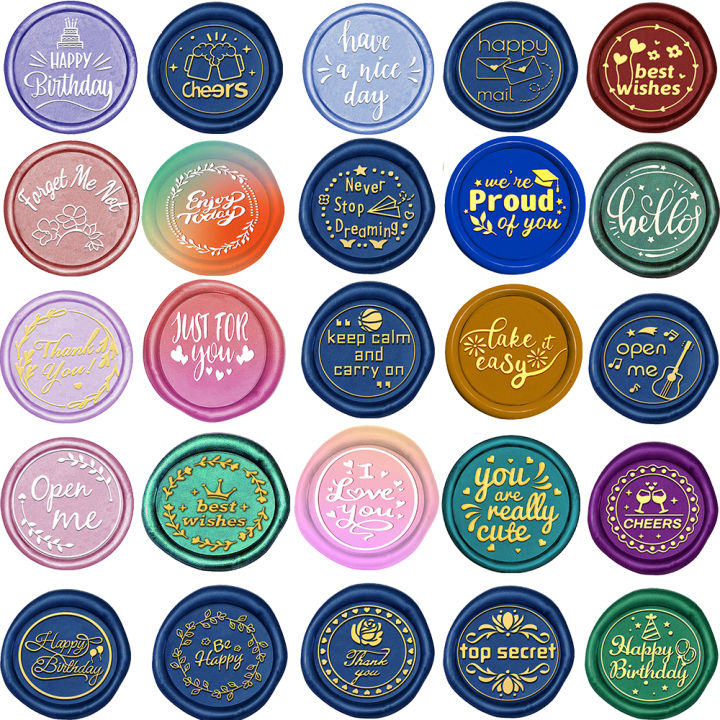 Open Me Cheers Proud Of You Phrases Wax Seal Stamp DIY Craft Supplies ...