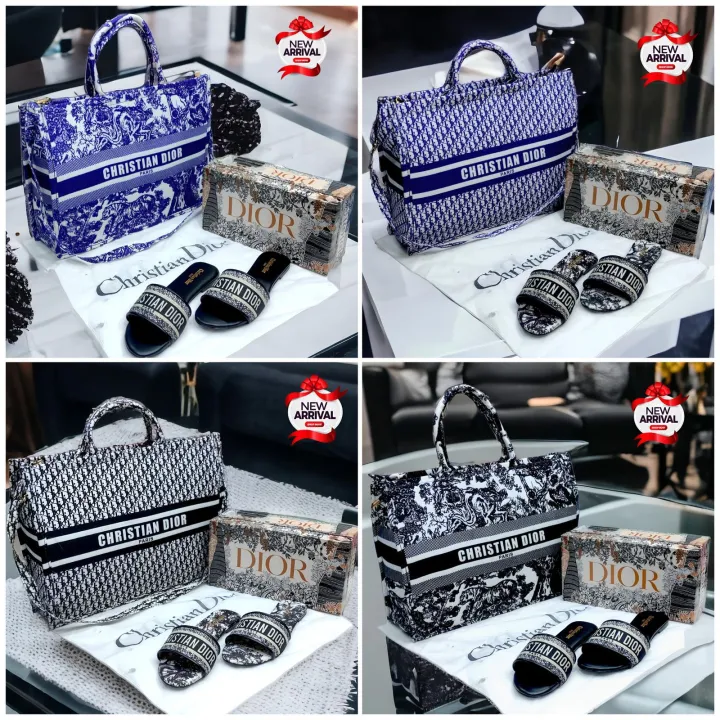 Christian Dior Big Size Tote Bag| Two Color Two Decine |Branded dust ...