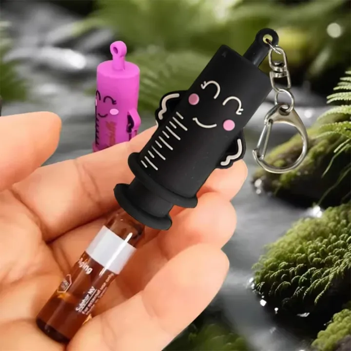 Syringe-Shaped Ampoule Bottle Opener Keychain Rubber Cutter Aid ...