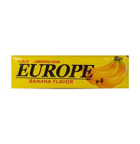 Europe Banana Flavor Chewing Gum - 13g 20 Pack | Daraz.com.bd