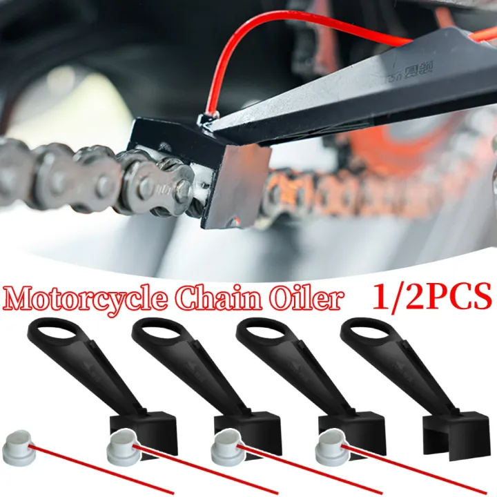 1/2PCS Motorcycle Chain Oiler Spray Gear Mess-Free Motorcycle Chain ...