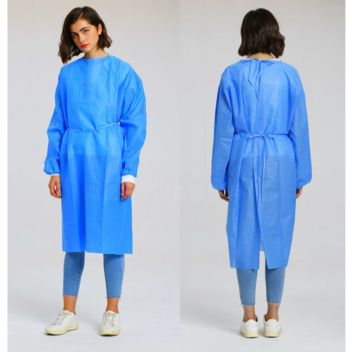 Disposable Dustproof Gown Thicken Protective Work Isolation Clothes ...