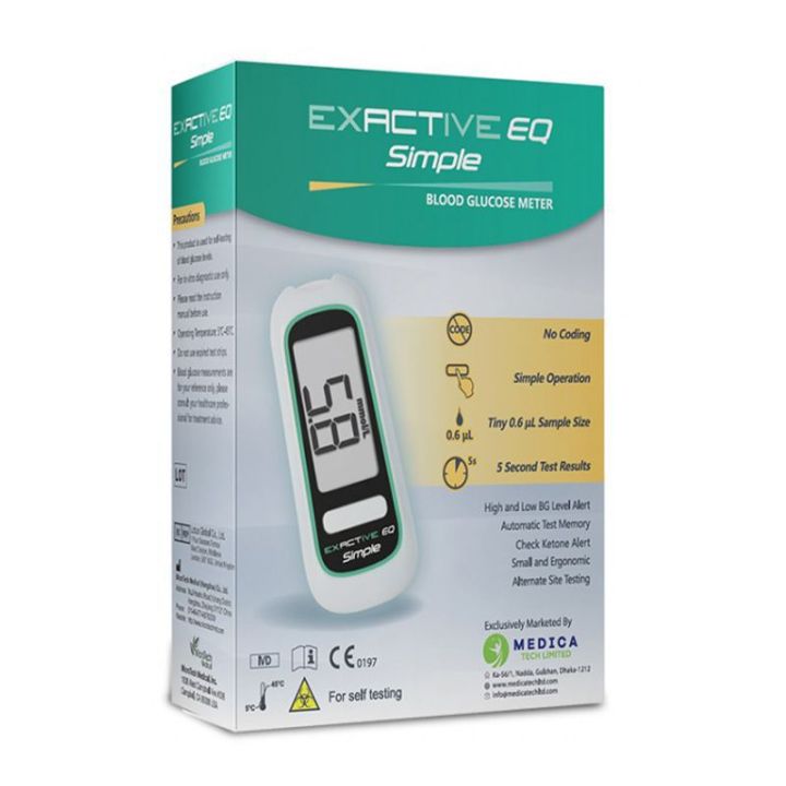 Exactive EQ Impulse Blood Glucose Machine | Daraz.com.bd
