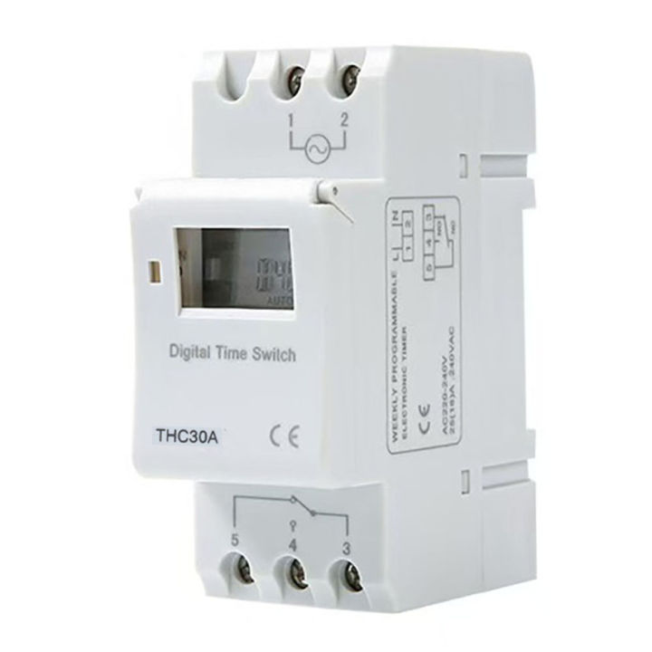 New Type Din Rail 2 Wire Weekly 7 Days Programmable Digital TIME SWITCH ...