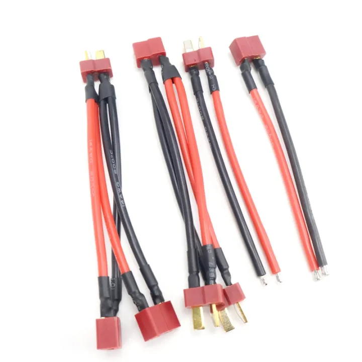 T Plug Harness Parallel Battery Connector Cable Dual Extension Y ...