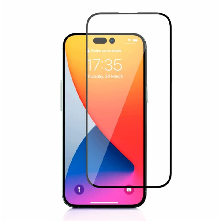 Premium Tempered Glass Screen Protector for iPhone 16 Series, 9H ...