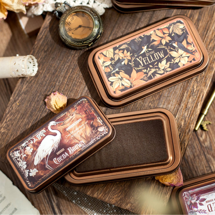 Retro Gothic ink for DIY Crafts Scrapbooking Ink Pads Rubber Wooden ...
