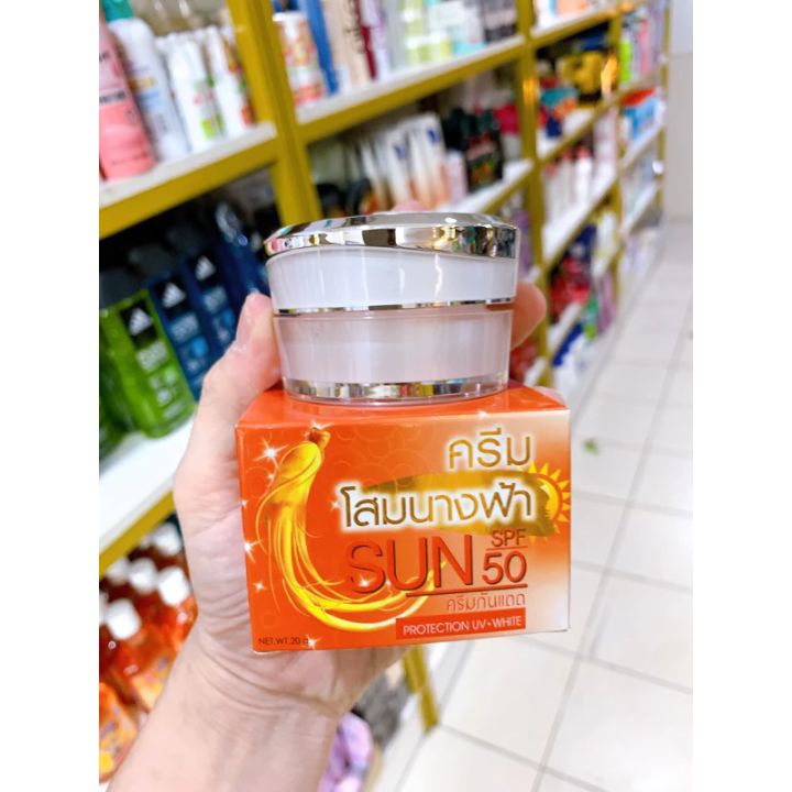 Premium Ginseng Day Cream Protection UV-White Sun SPF 50PA+++ 20g ...