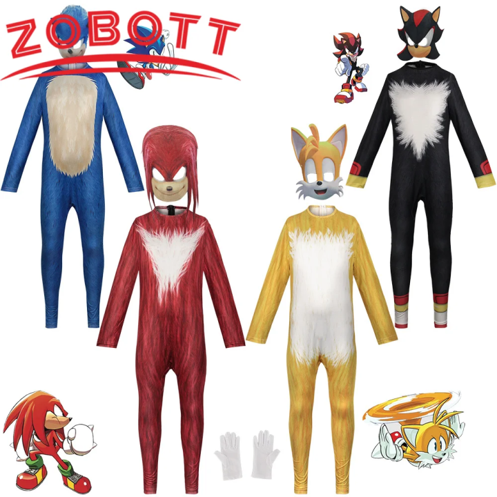 Cartoon Kid Sonic Series cosplay characters Children Cartoon Cute ...