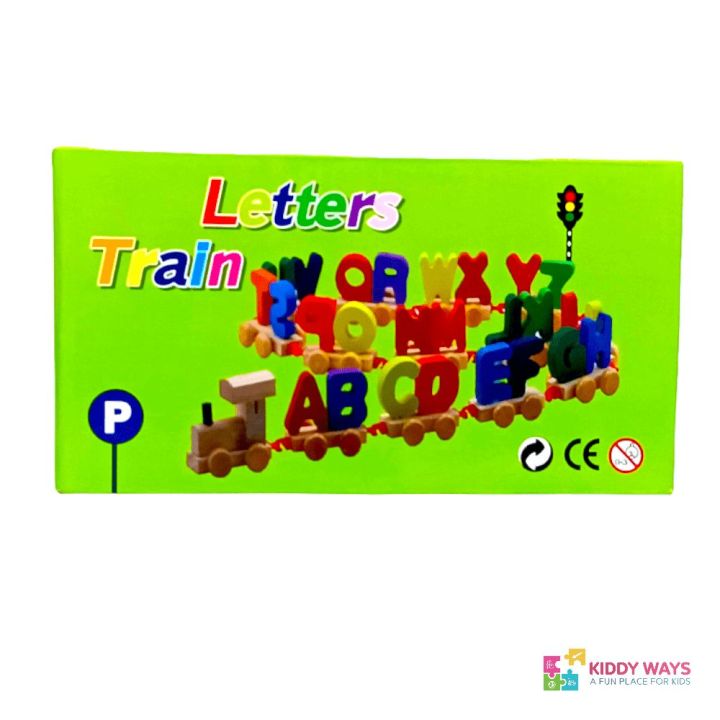 Wooden train Wooden train set Wooden train for kids Wooden Alphabet ...