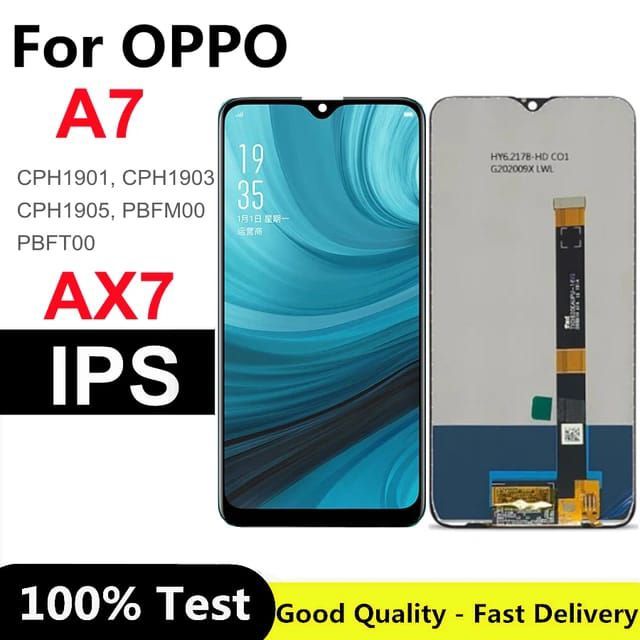 OPPO A7 Display CPH1901 CPH1903 CPH1905 PBFM00 PBFT00 LCD Screen Touch ...