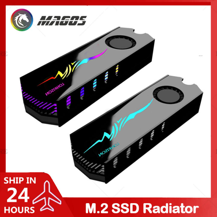 M.2 SSD Radiator RGB Aluminum M2 SSD 2280 NVME NGFF Cooler Heatsink ...