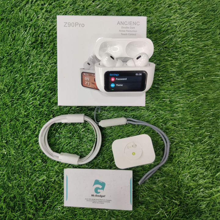 A9 Pro Wireless Earbuds with ANC/ENC Noise Cancellation, LED Display ...