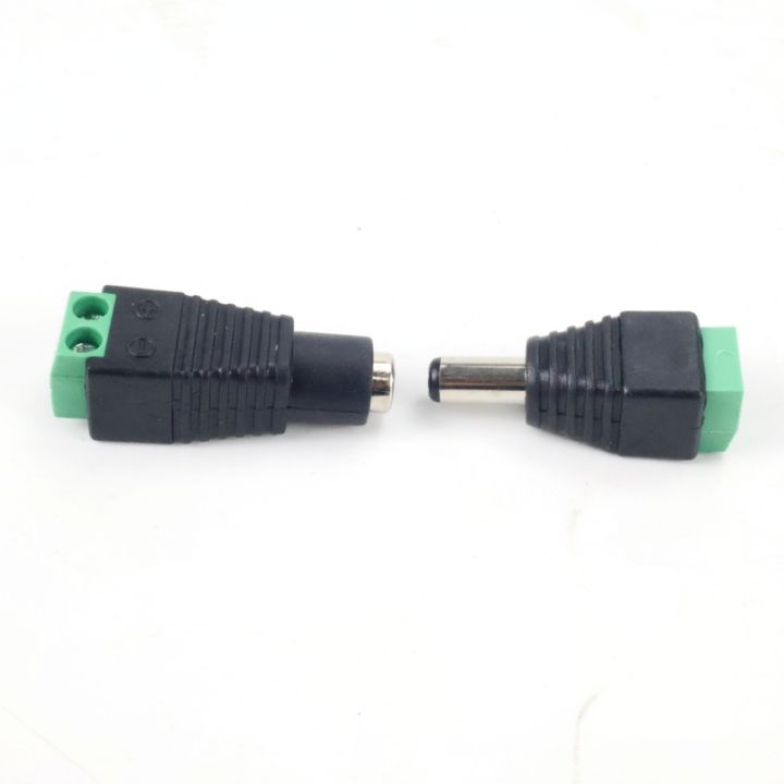 DC Terminal Connector 2pin DC Power Adapter 5.5mm x 2.1/2.5mm Plug Male ...