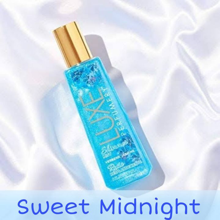Luxe body mist Sweet Midnight in shimmer orgional USA 236ml | Daraz.pk