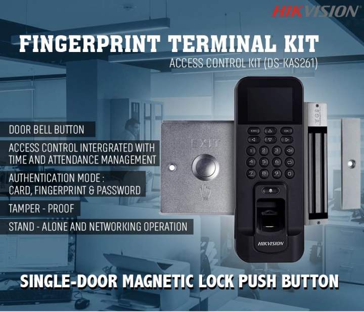 Fingerprint Terminal Kit Hikvision DS-KAS261(B) | Daraz.com.np