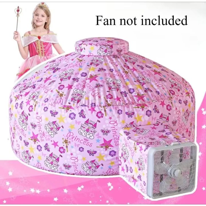 Cartoon Print Inflatable Toy Princess Playhouse Family Party Game ...