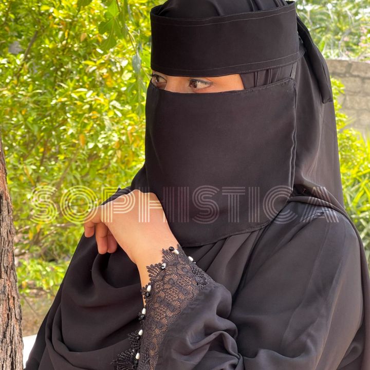 saudi niqab , short length saudi naqab hard patti sophistica | hard ...