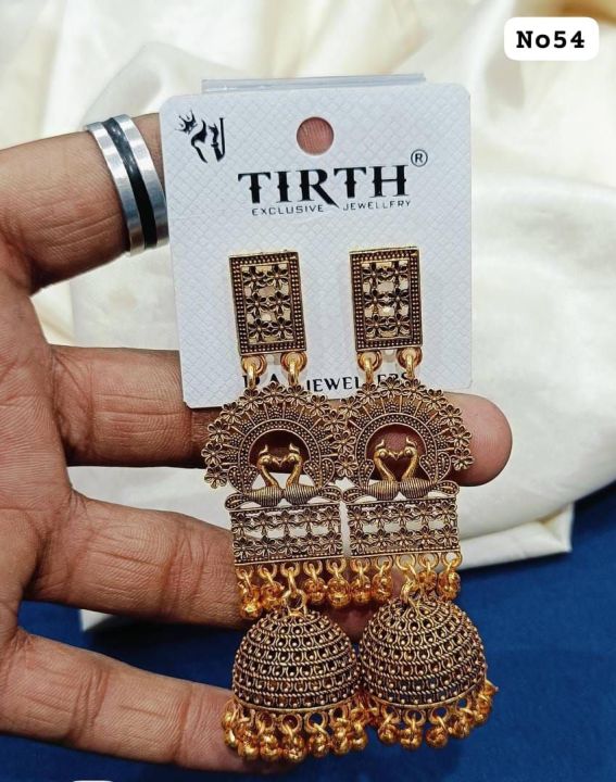 Jimiki earings for girls|Jumuka|Zuha fashion | Daraz.lk