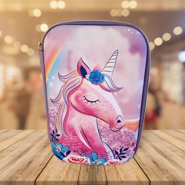 Stationery Pouch for Girls - Premium Quality, 3D Embossed Different ...