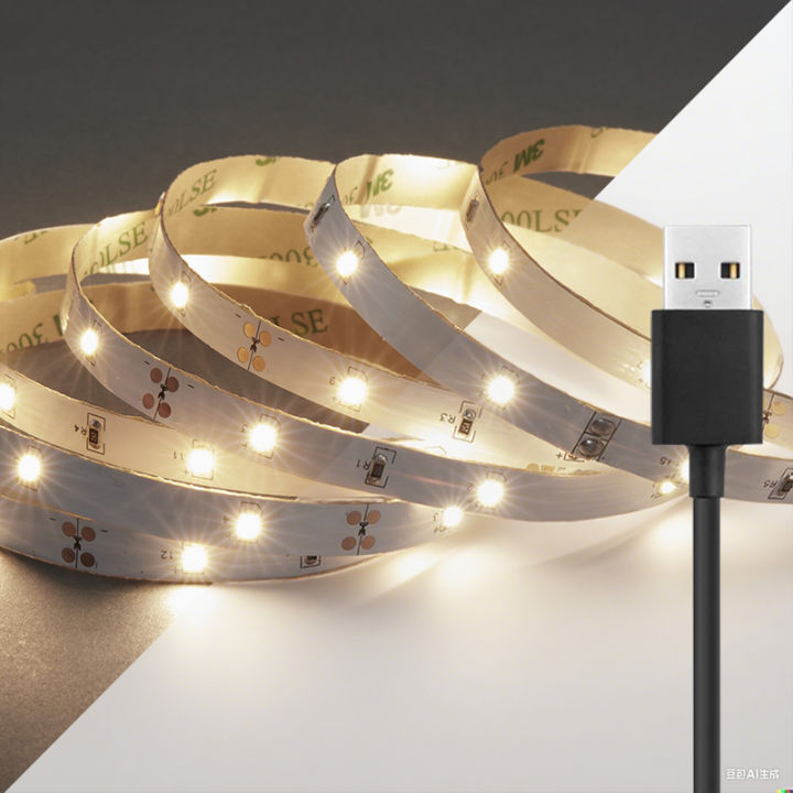 White LED Strip Light, 5V LED Light Strip White, Warm White 3000K/6500K ...