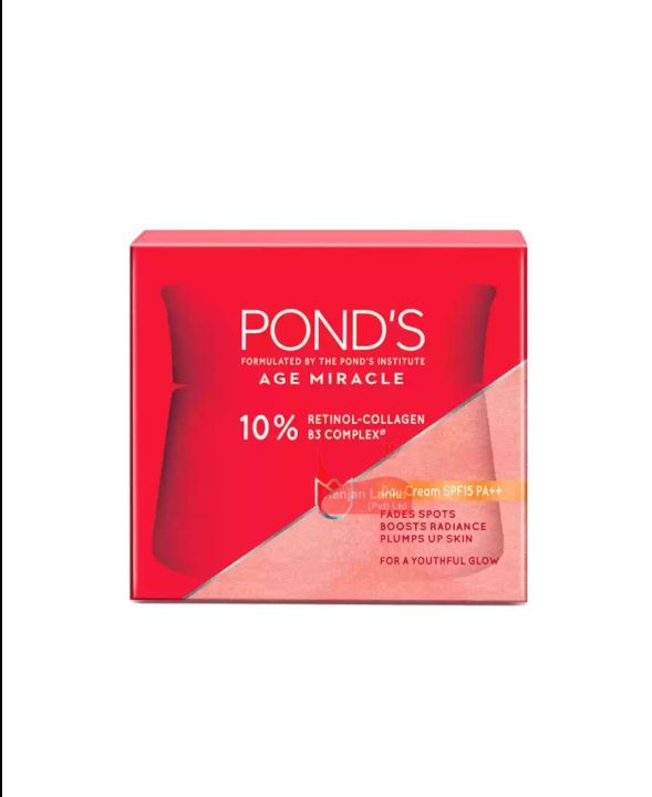Ponds Age Miracle Day Cream SPF 15PA++ From India 12G | Daraz.lk