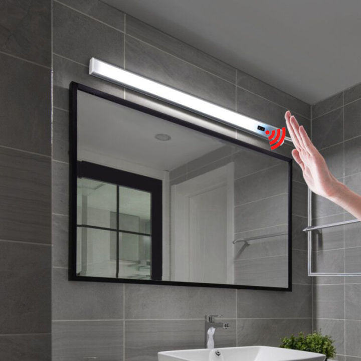 Mirror Light 50cm 30cm 40cm 5V USB LED Bar Hand Sweep On Off Sensor ...