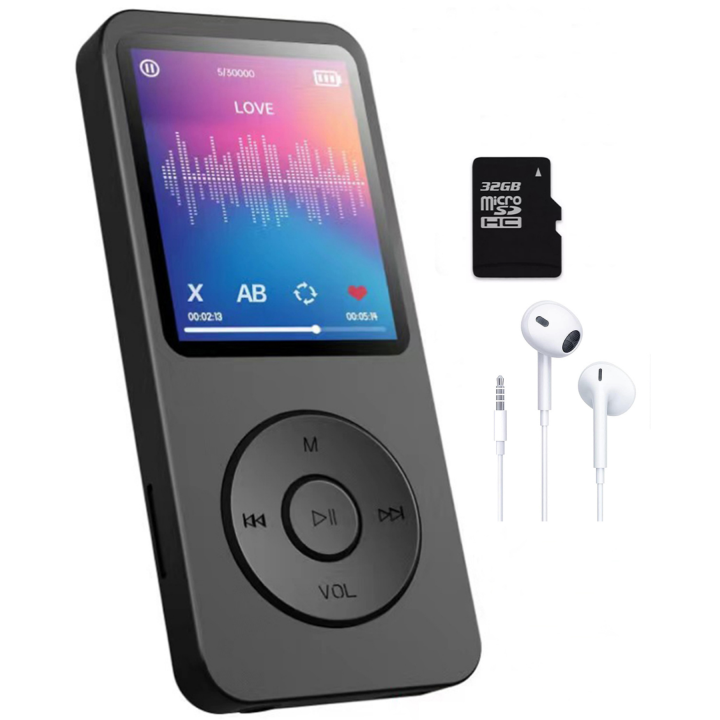 MP3 MP4 player (0GB/32GB) with Bluetooth 5.0/recording/eBook (up to ...