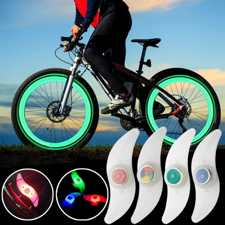 Bike Wheel Spoke Light Tire Lights 3 Modes LED Waterproof Bike Safety ...