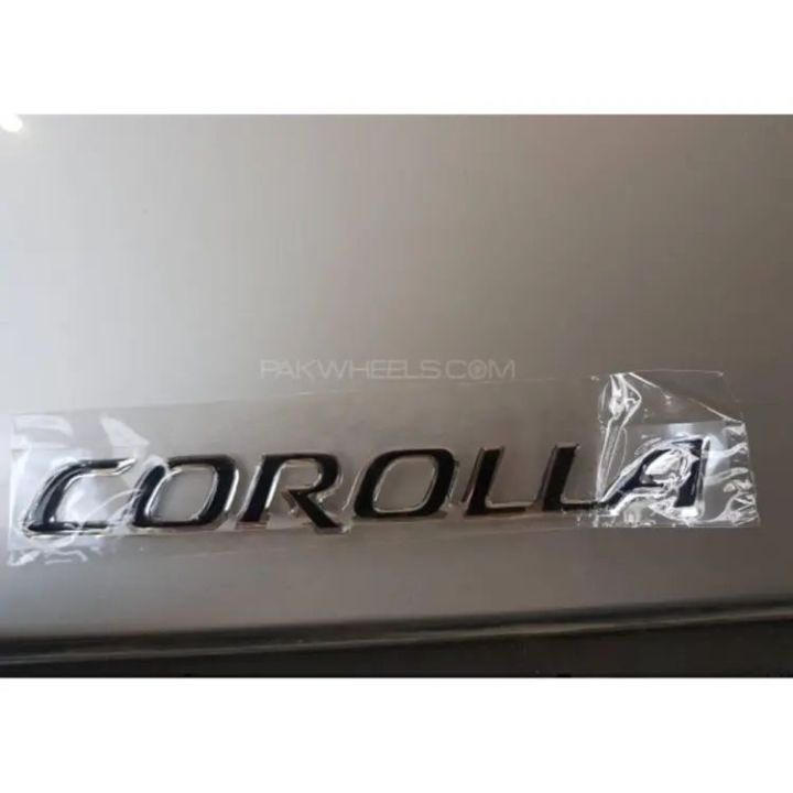 corolla gli xli 2002 to 2007 model diggi trunk logo monogram bubble ...