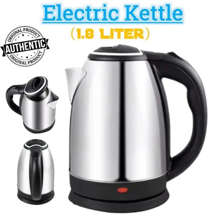 Electric Kettle 1.8 Litre Stainless Steel 220V Electric Water Kettles ...