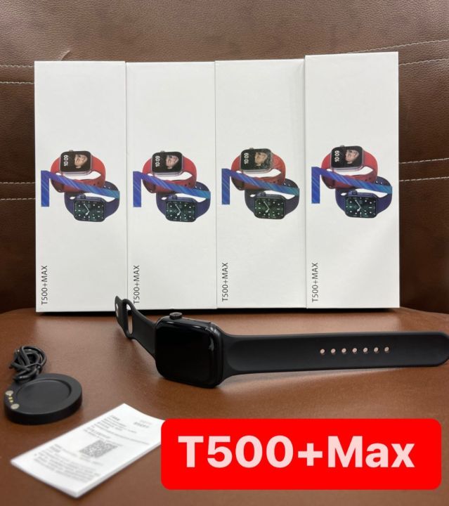T500 plus Max smart watch 44mm with extra straps 100% genuine watch ...