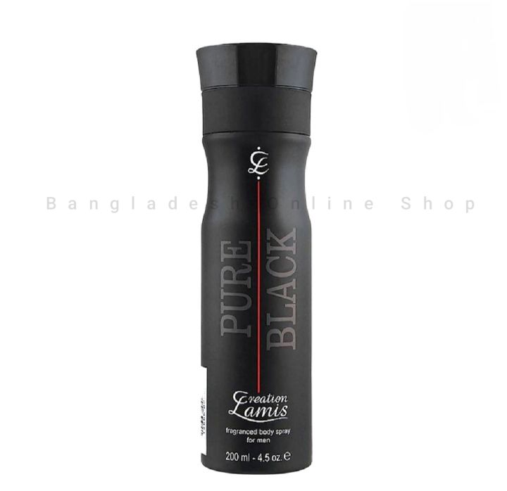 International product Body Spray Creation Lamis Pure BLack perfume for ...