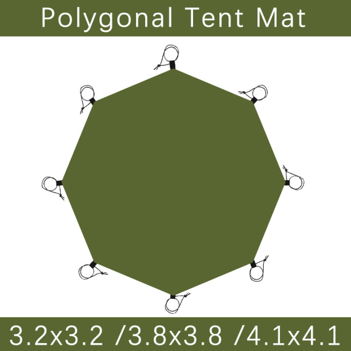 4x4 Waterproof Camping Groundsheet Large Picnic Mat 3x3 Tent Ground ...