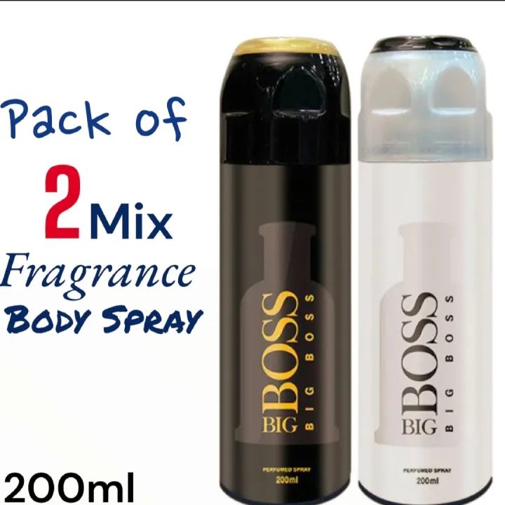 Freshrite Body Spray (Boss Black , Boss Silver) - 200ml (Pack of 2 ...