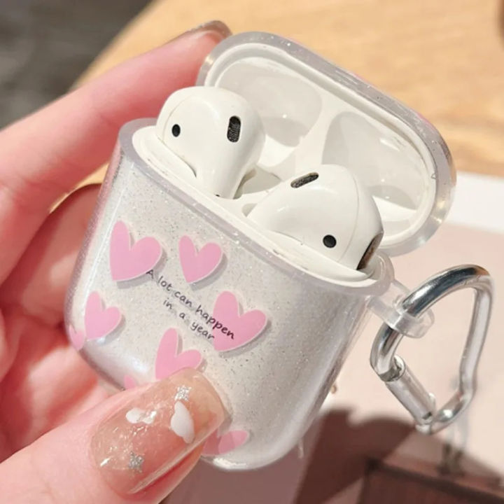 Pink Love Ring For Airpods Pro 2nd Earphone Case For Apple 3 2 1 Soft ...