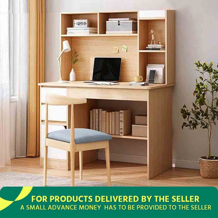 Furnisha Decor left side Drawer Reading Table with Multi Storage Space ...