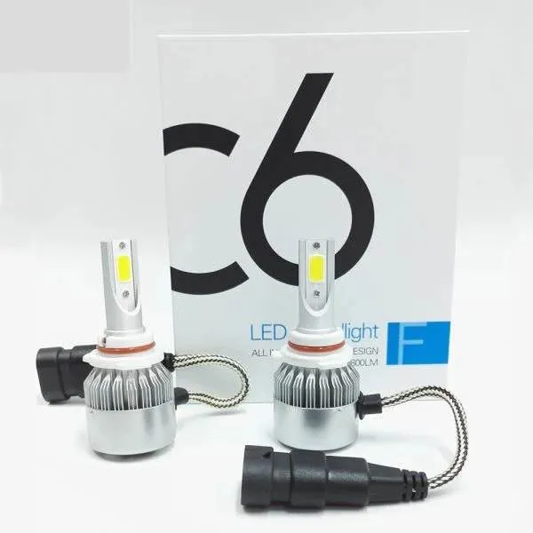 H11 LED Headlight Bulbs – C6 Series – 36W 3800LM – Bright White Light ...