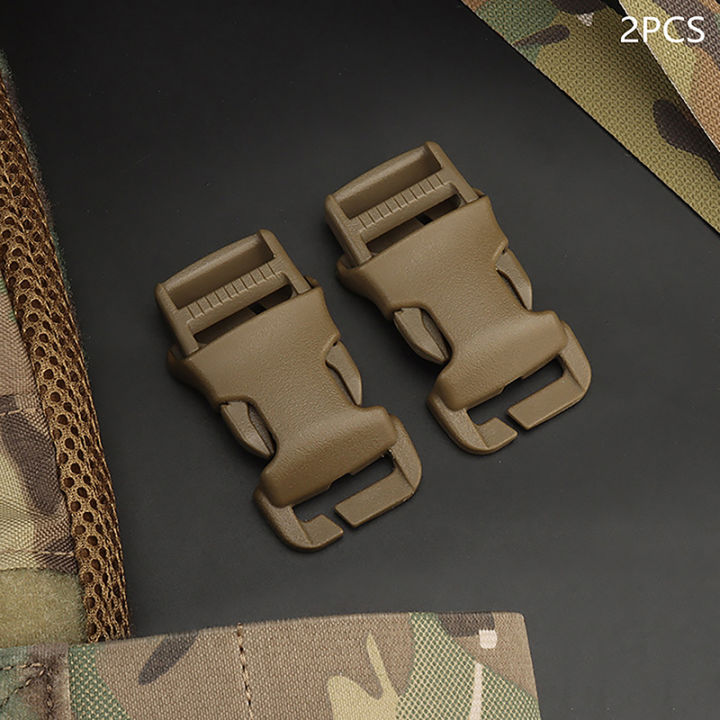 2Pcs Buckles Side Release Buckle Quick Attach Surface Mount CS Hunting ...
