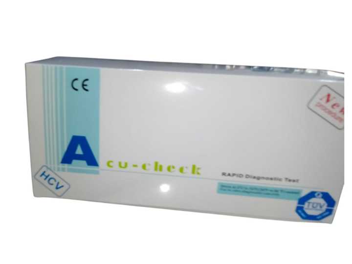 HCV Hepatitis-C One Step Rapid Test Kit Accu-Check (Pack of 40Pcs ...
