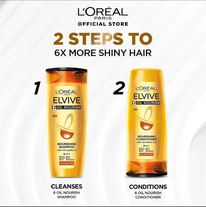 Loral 6 Oil Nourish Shampoo + Conditioner Set Pack (175ml) | Daraz.pk